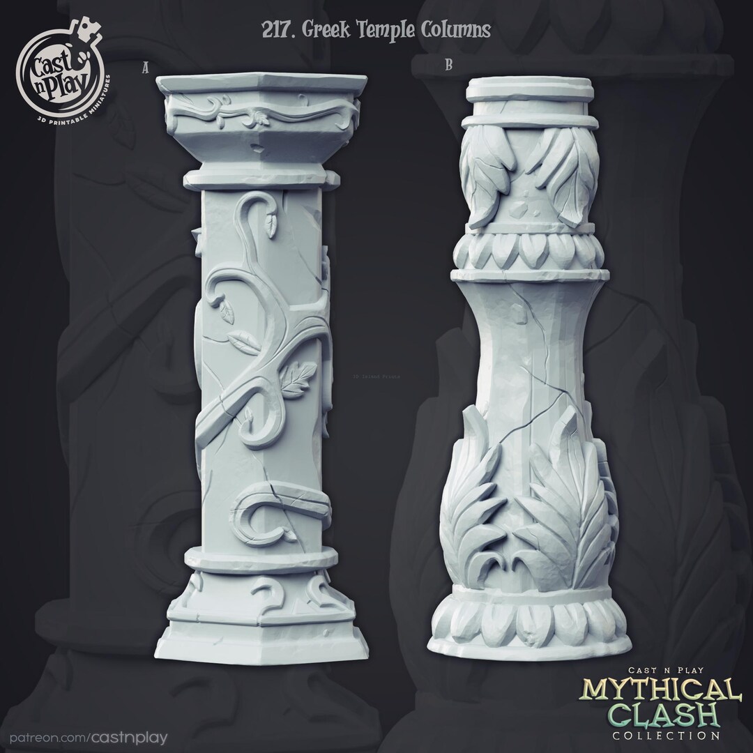 Dnd Terrain Dragon's Vault Columns Tiles Openlock War Games Role ...