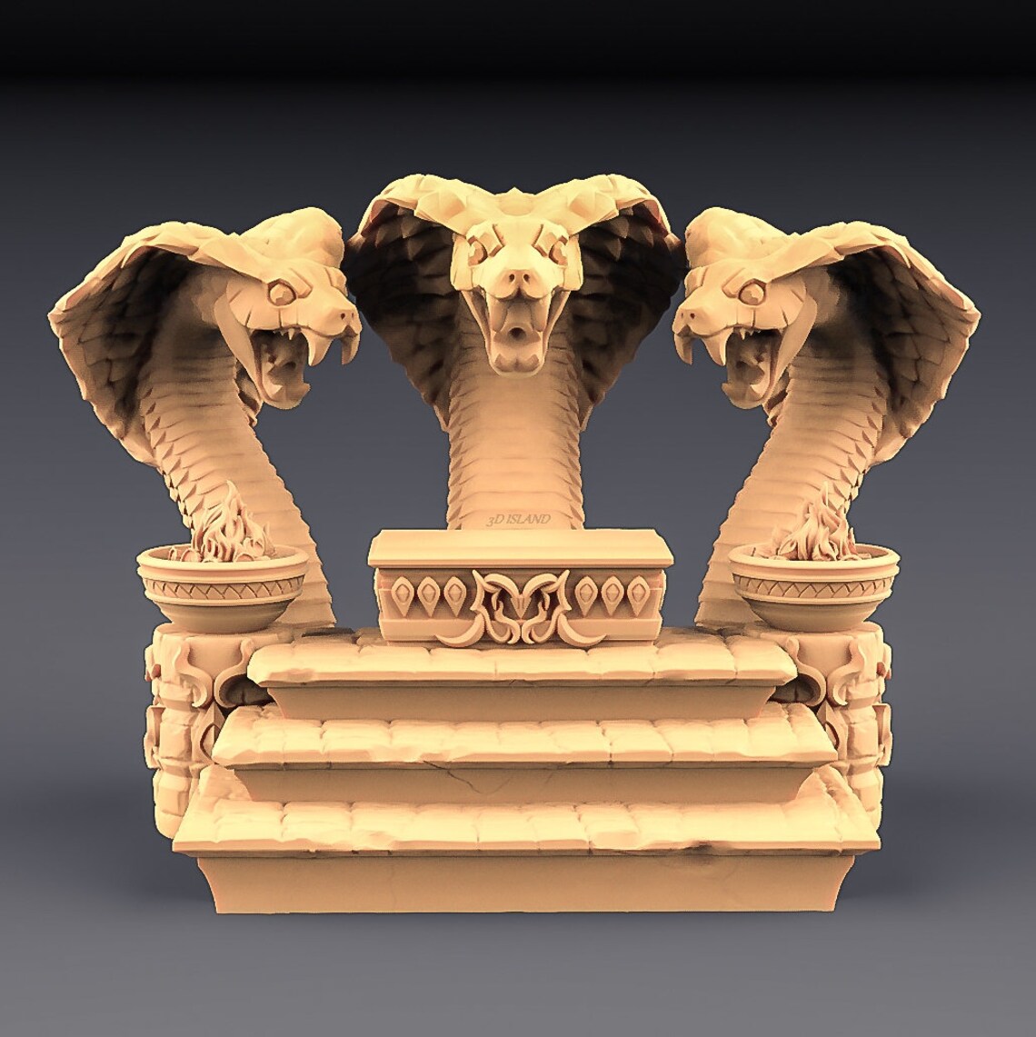 Epic Boss Snakes Queen Medusa and Snakes Altar Miniature Aos - Etsy