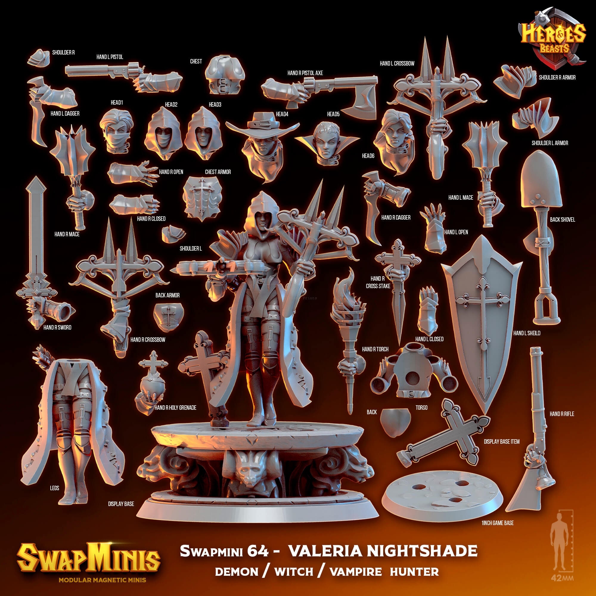 Valeria Nightshade Demon Hunter Fantasy Aos War Games Role Playing ...