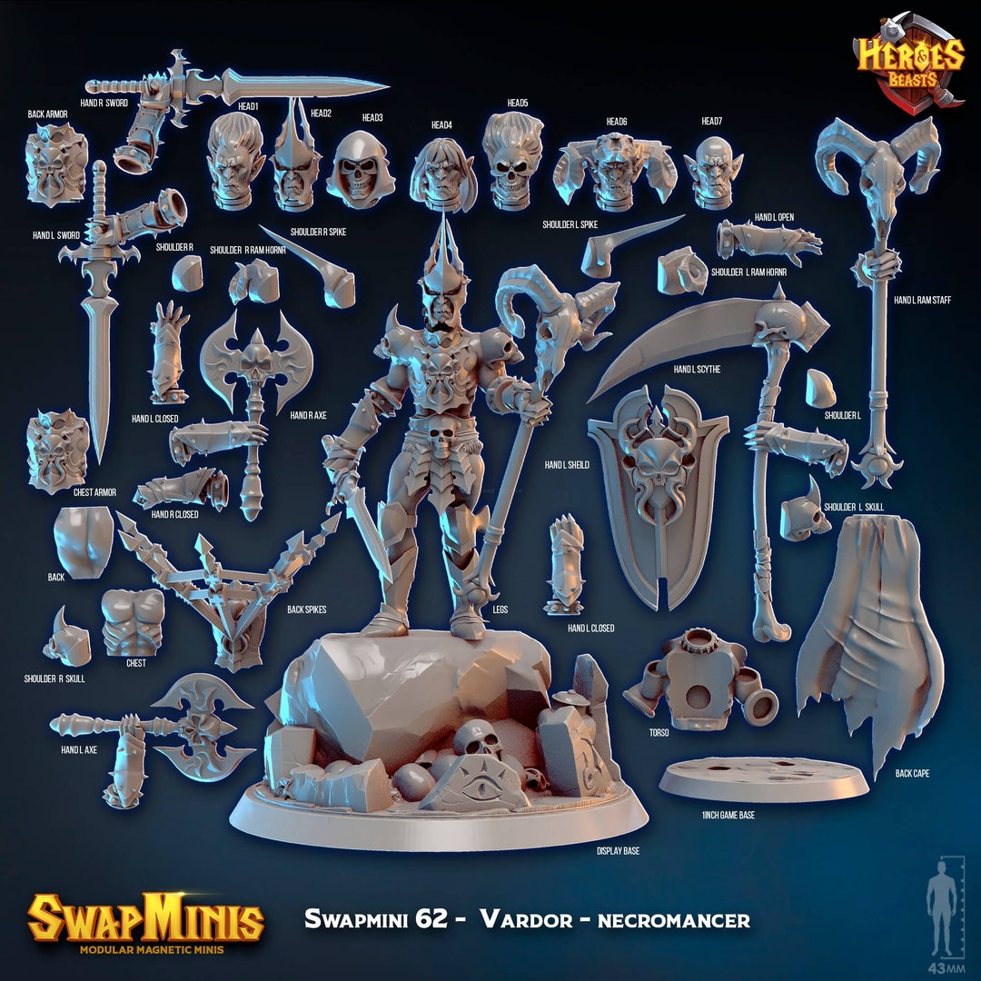 Vardor Necromancer Fantasy Aos War Games Role Playing Dungeons and ...