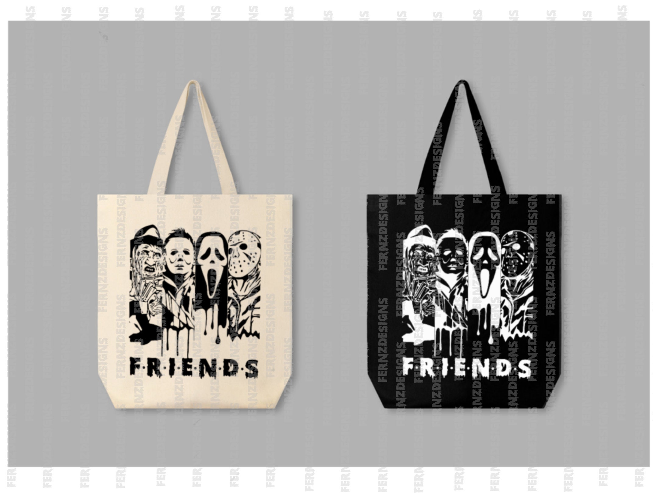 Halloween Horror Friends Svg - Etsy