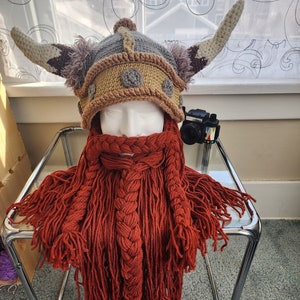 viking beard hat