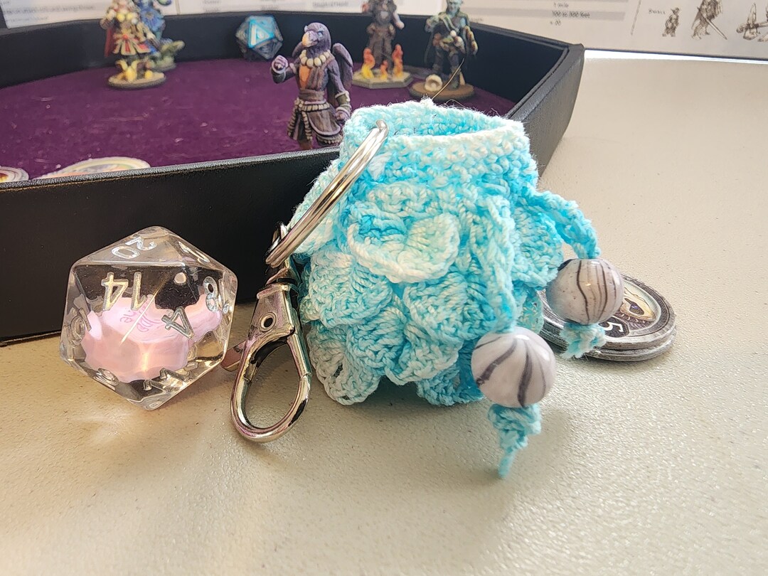 Micro Dragon Scale Dice Bag (bigby's Hand) - Etsy