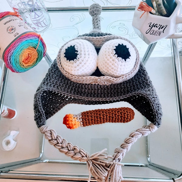 Robot Beanie - Etsy
