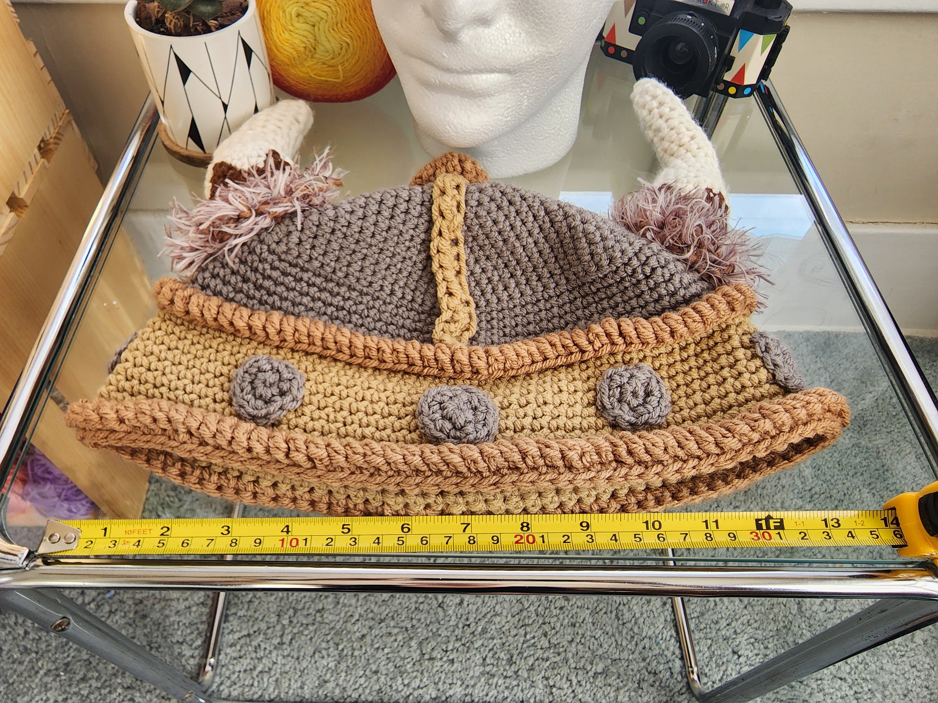 Viking Helmet With Removable Beard. - Etsy