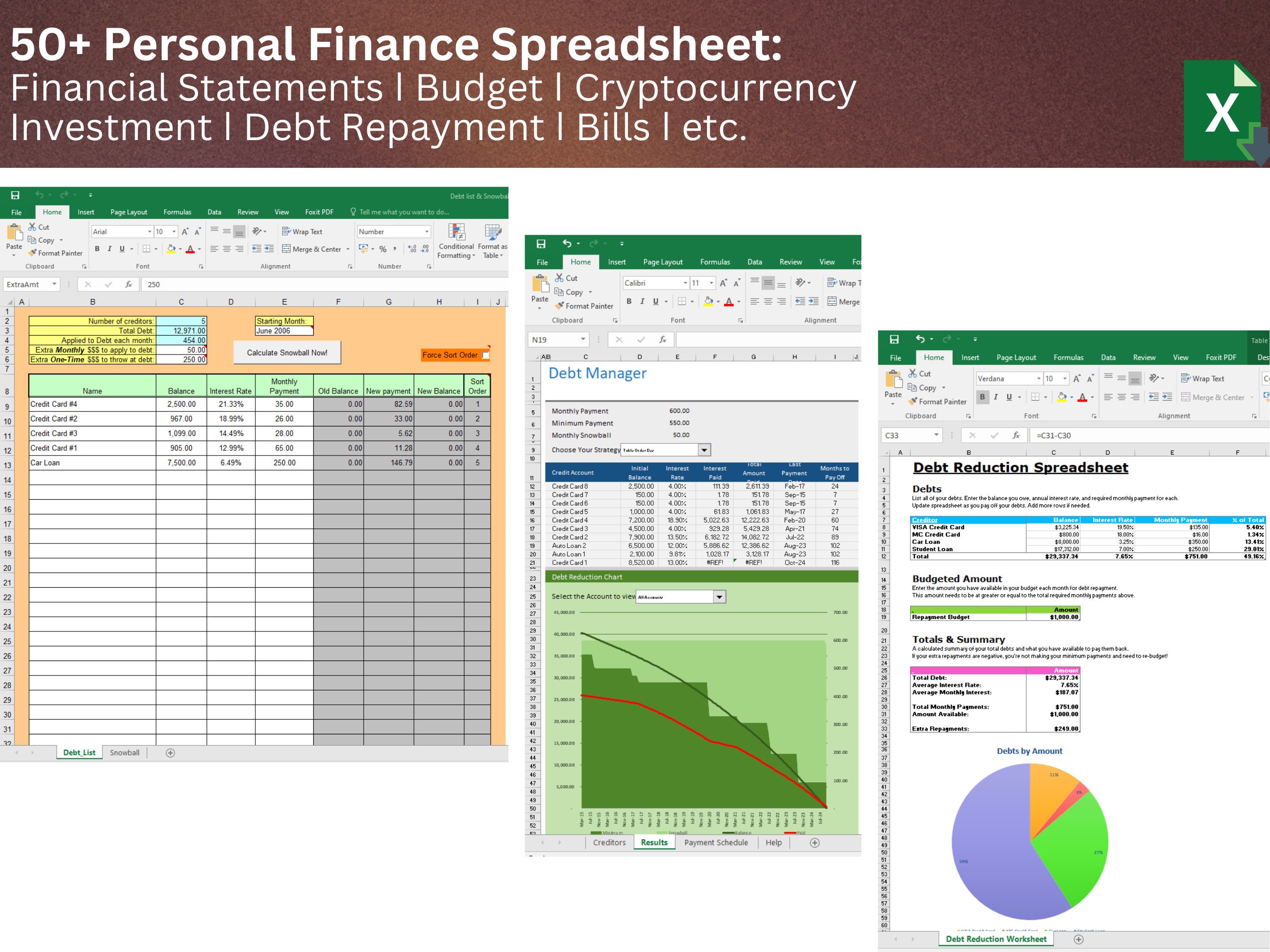 50+ Personal Finance Spreadsheet: Financial Statements ǀ Budget ǀ ...
