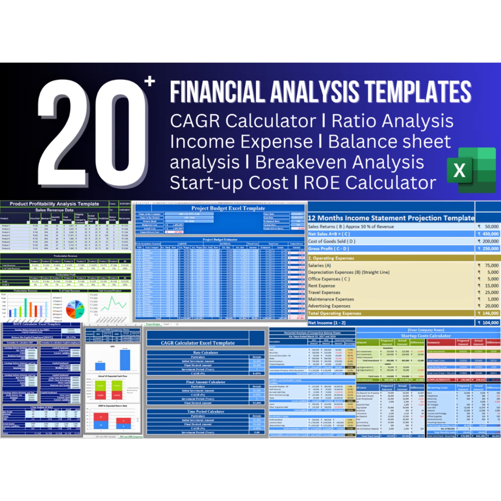 Financial Ratios Excel Template