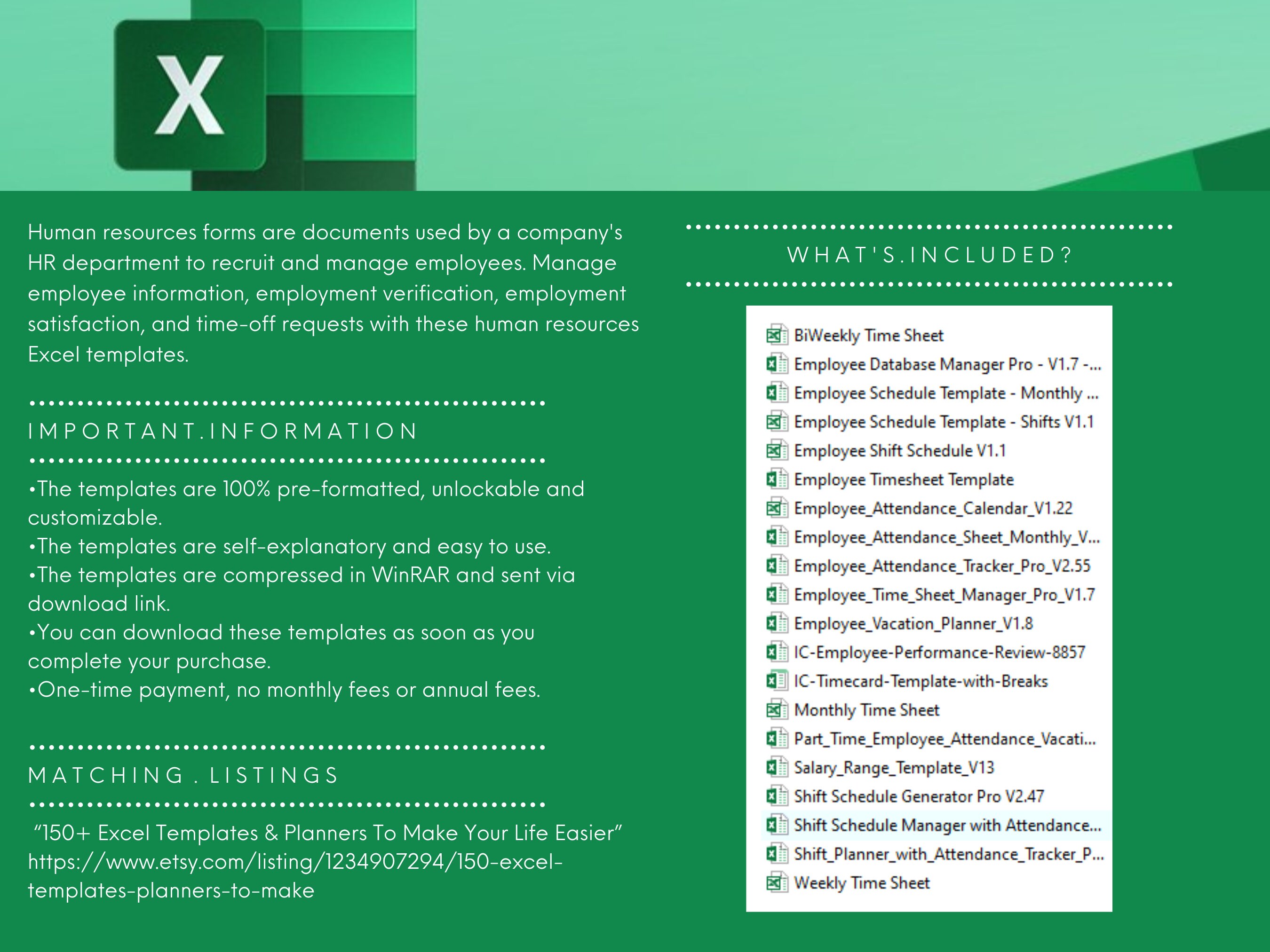 15+ Human Resources (HR) Templates: Employee Schedule | Database ...