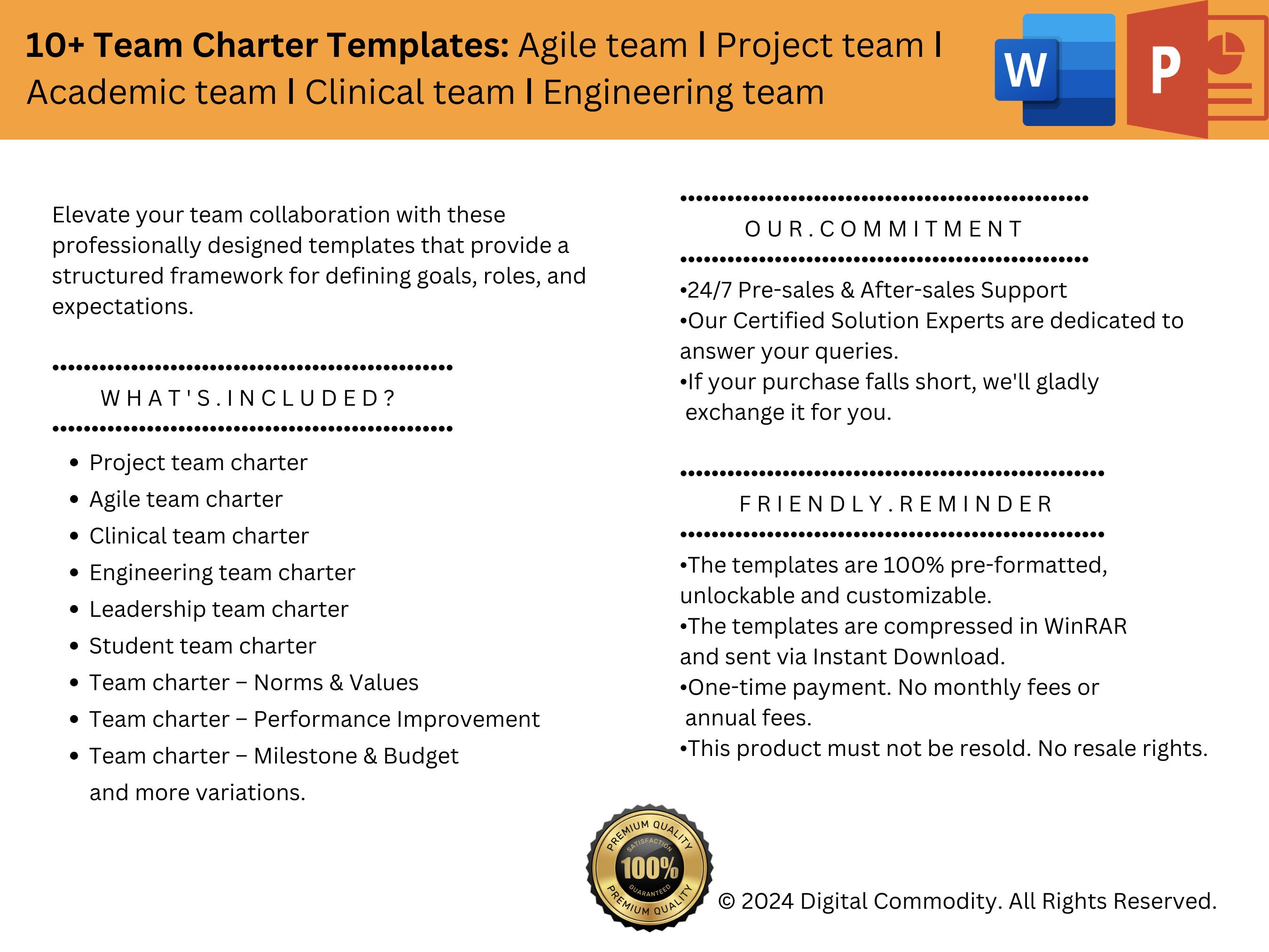 10+ Team Charter Templates: Agile Team ǀ Project Team ǀ Academic Team ǀ ...