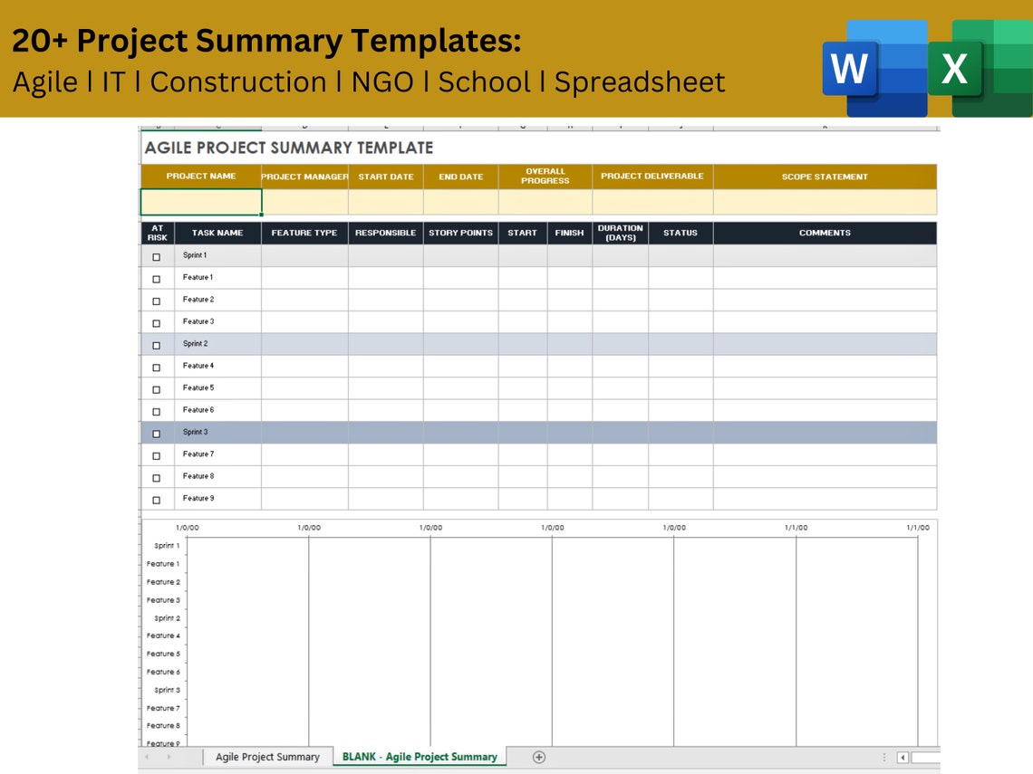 20+ Project Summary Templates: Agile ǀ IT ǀ Construction ǀ NGO ǀ School ...
