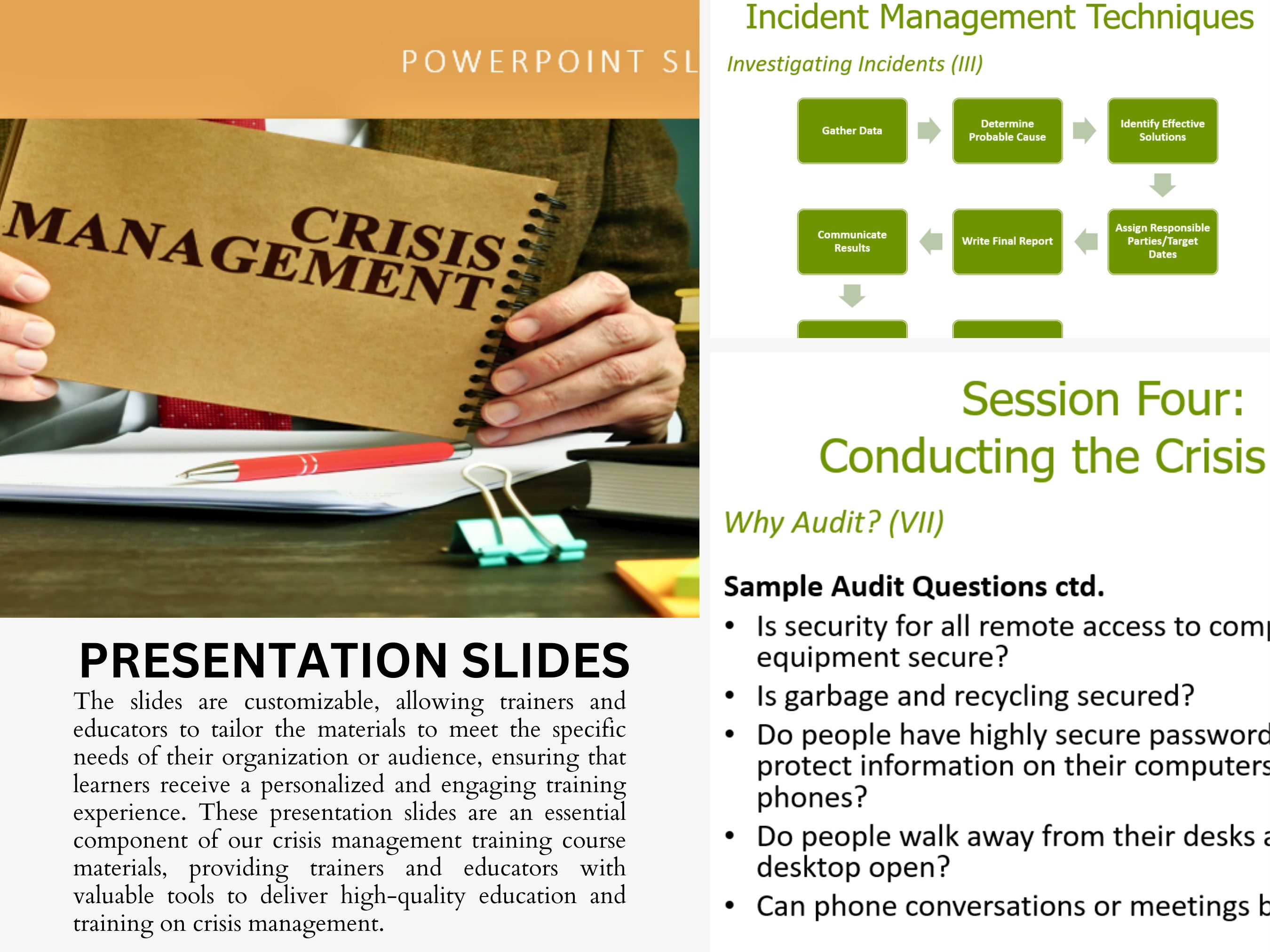 Crisis Management Training Course Materials: Trainer’s Guide ǀ Learner ...
