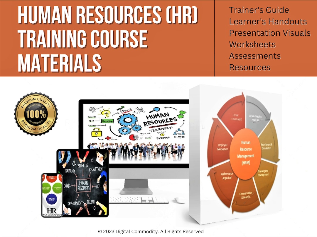 Human Resources HR Training Course Materials: Trainers Guide ǀ Learners ...