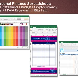 50+ Personal Finance Spreadsheet: Financial Statements ǀ Budget ǀ ...