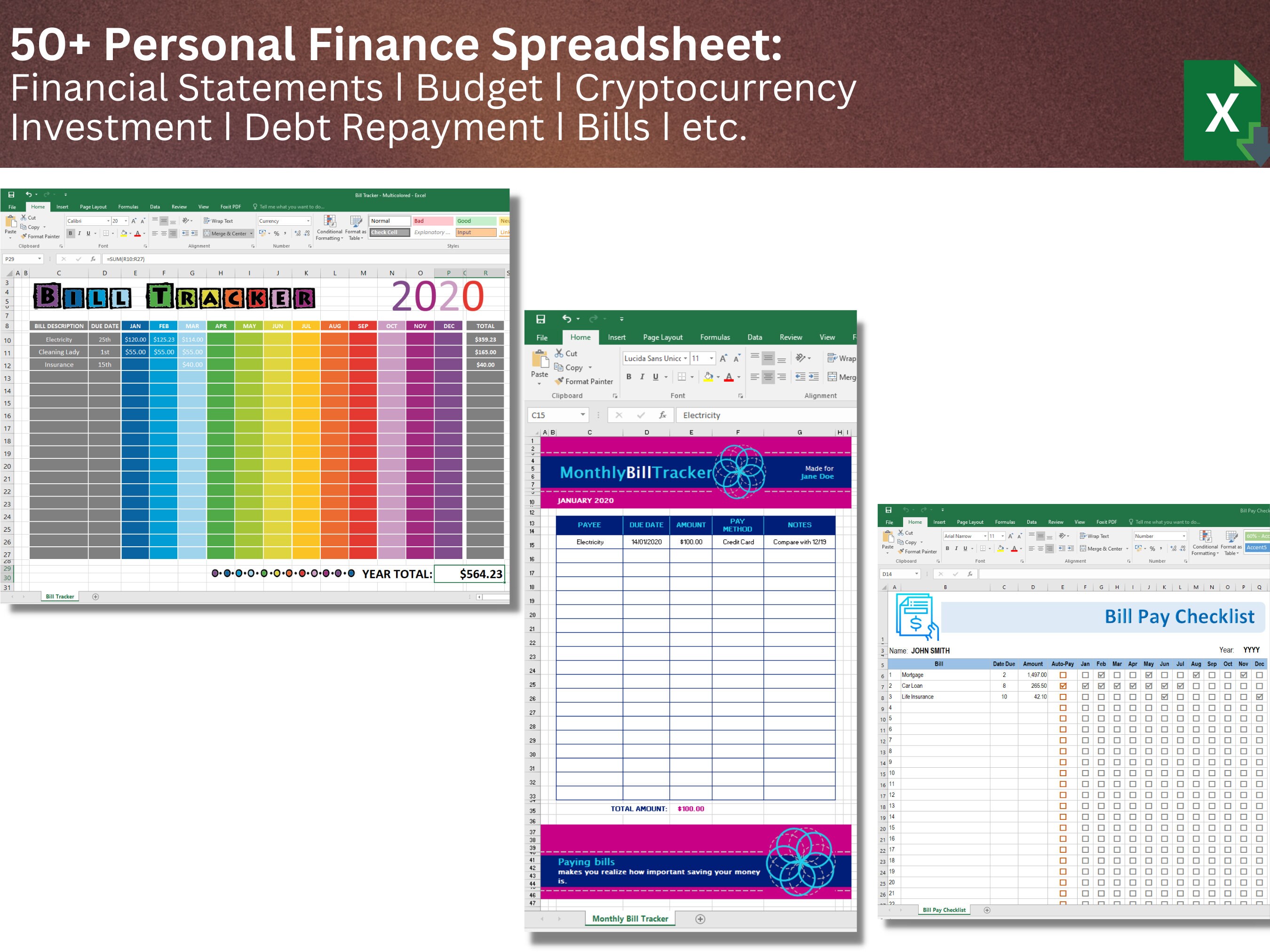 50+ Personal Finance Spreadsheet: Financial Statements ǀ Budget ǀ ...