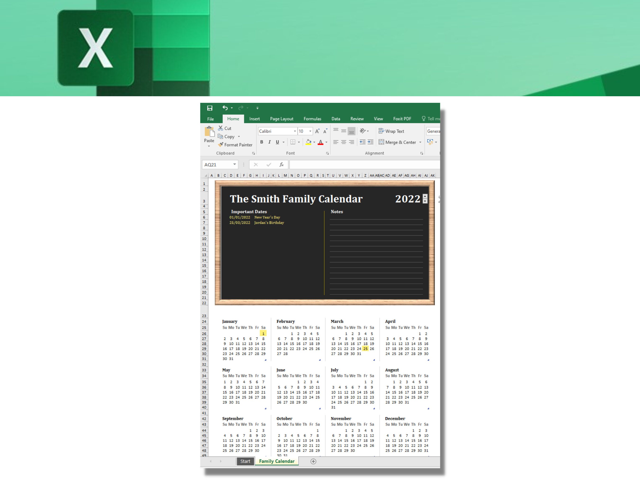 15+ Calendar Excel Templates: Yearly, Monthly, Weekly, & Daily (digital ...