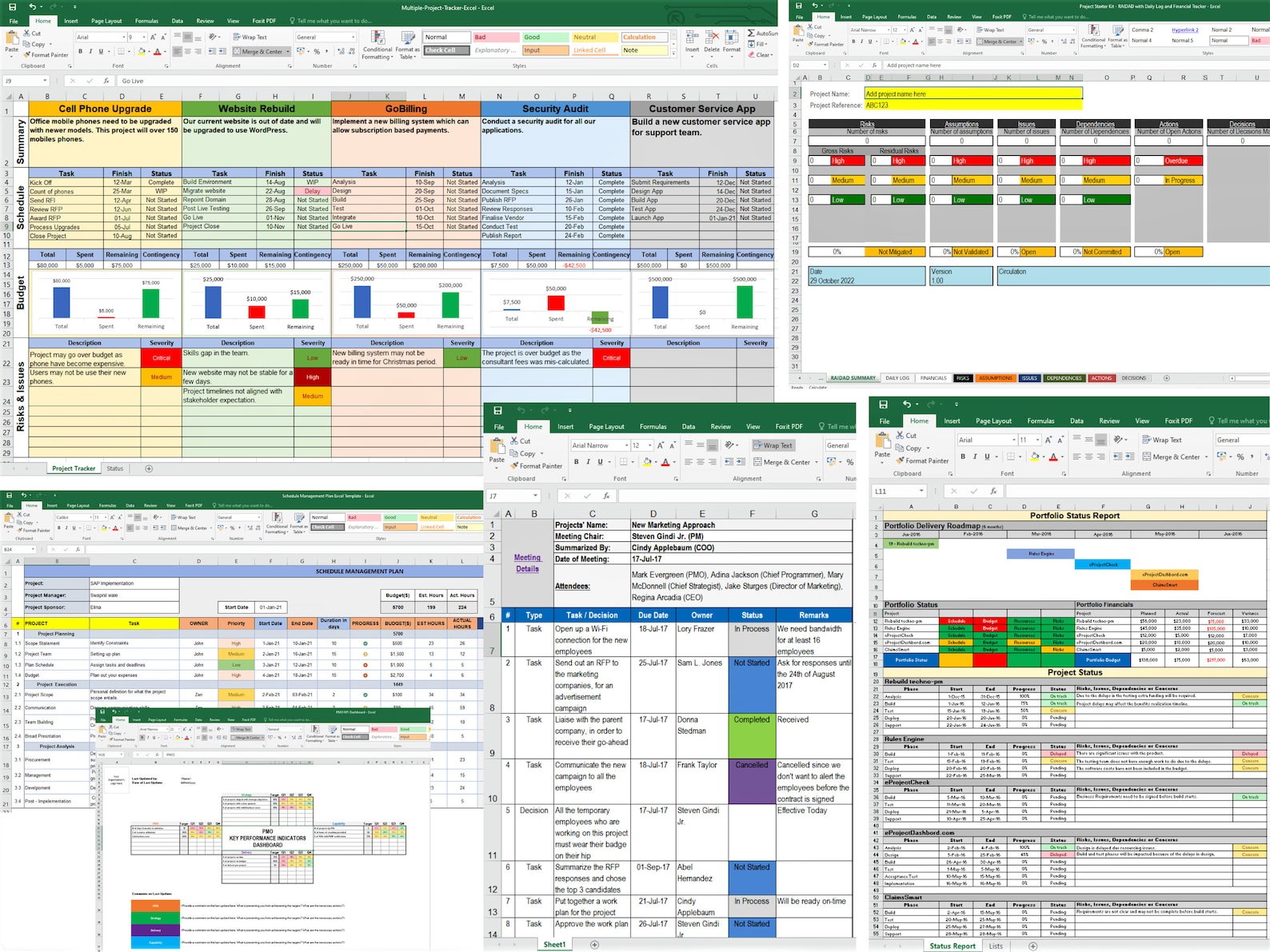 250+ Project Management Templates: Project Initiation ǀ Planning ǀ ...