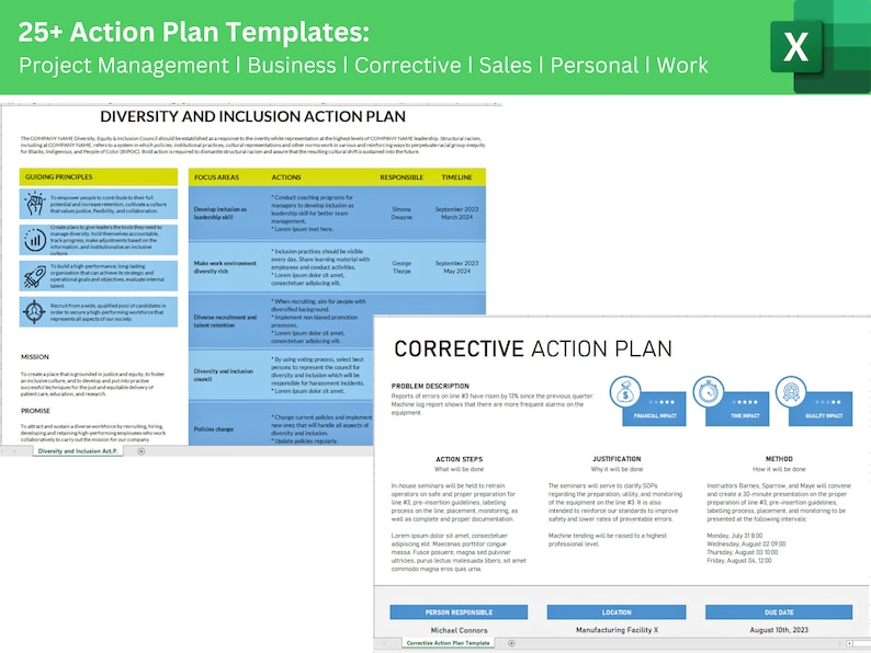 25+ Action Plan Templates: Project Management ǀ Business ǀ Corrective ǀ ...