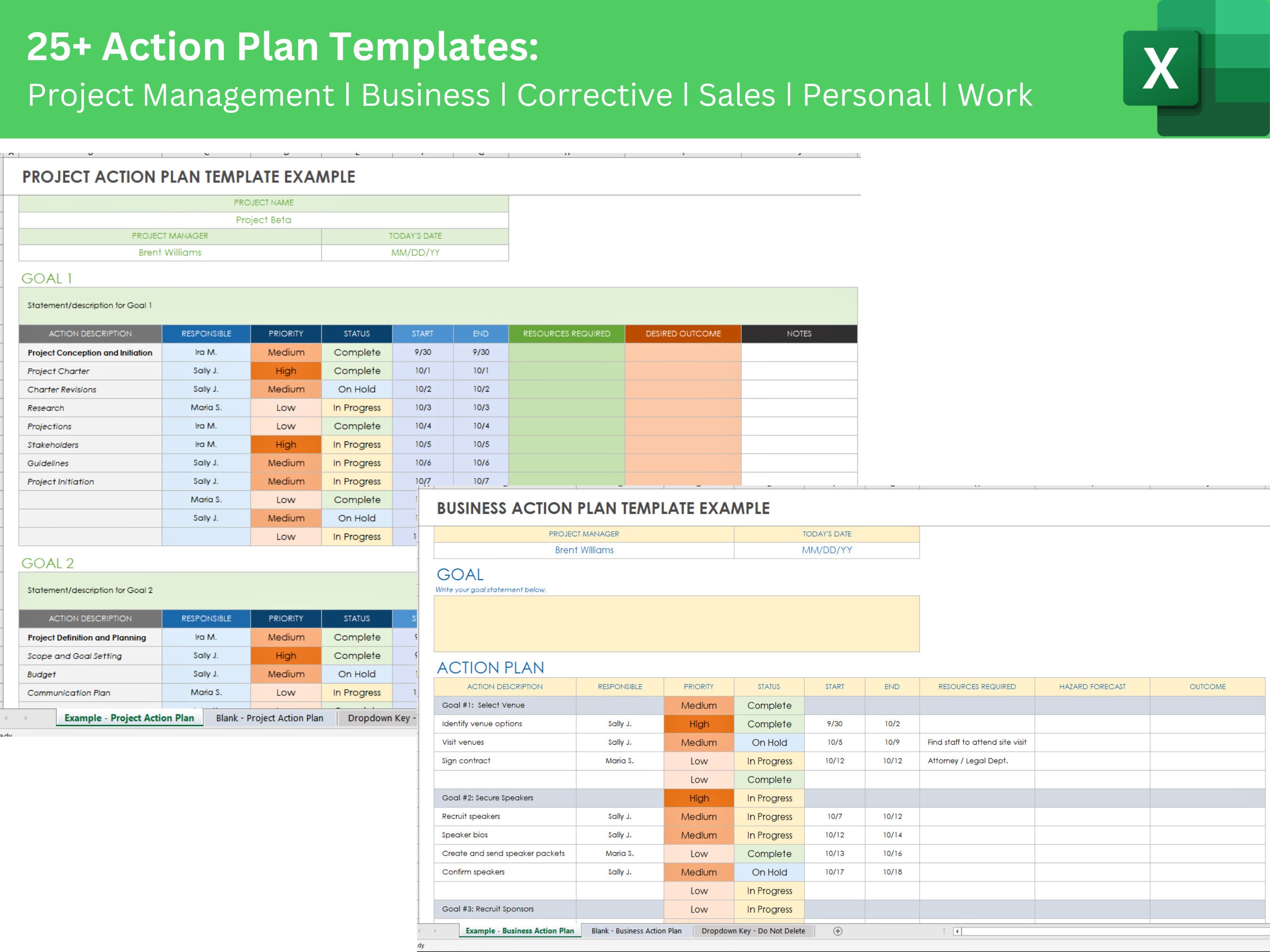 25+ Action Plan Templates: Project Management ǀ Business ǀ Corrective ǀ ...