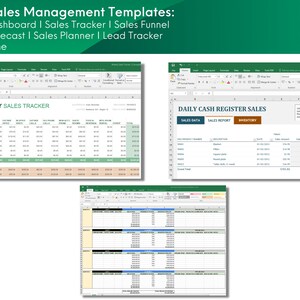 30+ Sales Management Templates: Sales Dashboard ǀ Sales Tracker ǀ Sales ...
