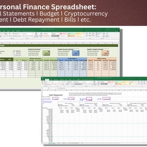 50+ Personal Finance Spreadsheet: Financial Statements ǀ Budget ǀ ...