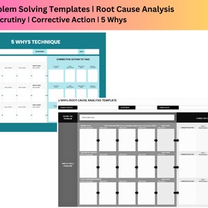 30+ Problem Solving Templates ǀ Root Cause Analysis ǀ 5 Whys ǀ Project ...