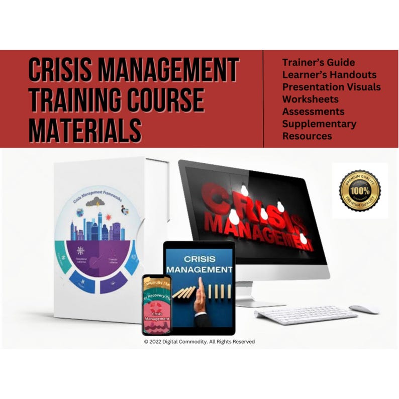 Crisis Management Training Course Materials: Trainer’s Guide ǀ Learner ...