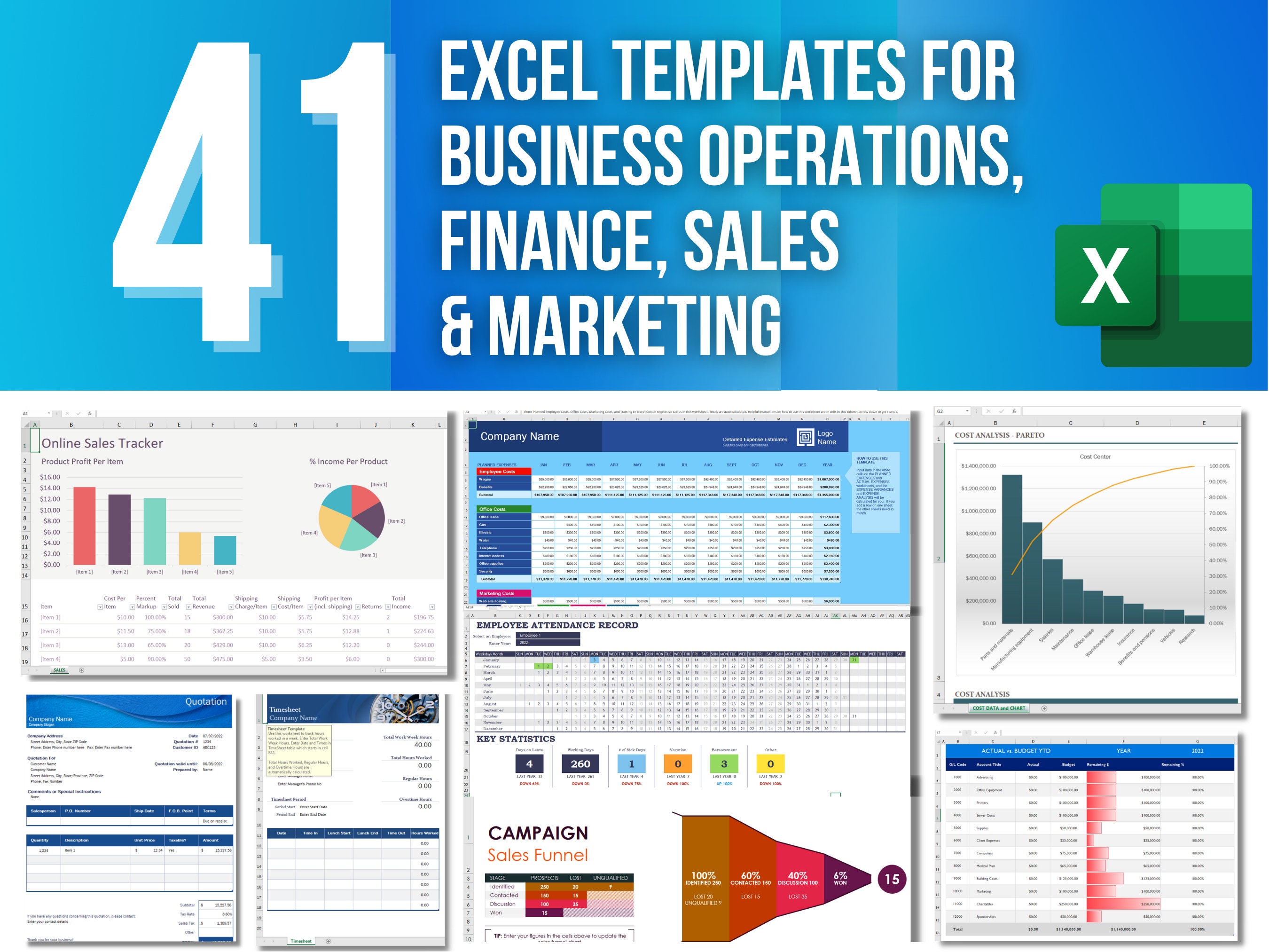 Business Excel Templates