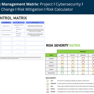 15+ Risk Management Matrix: Project ǀ Cybersecurity ǀ Climate Change ǀ ...