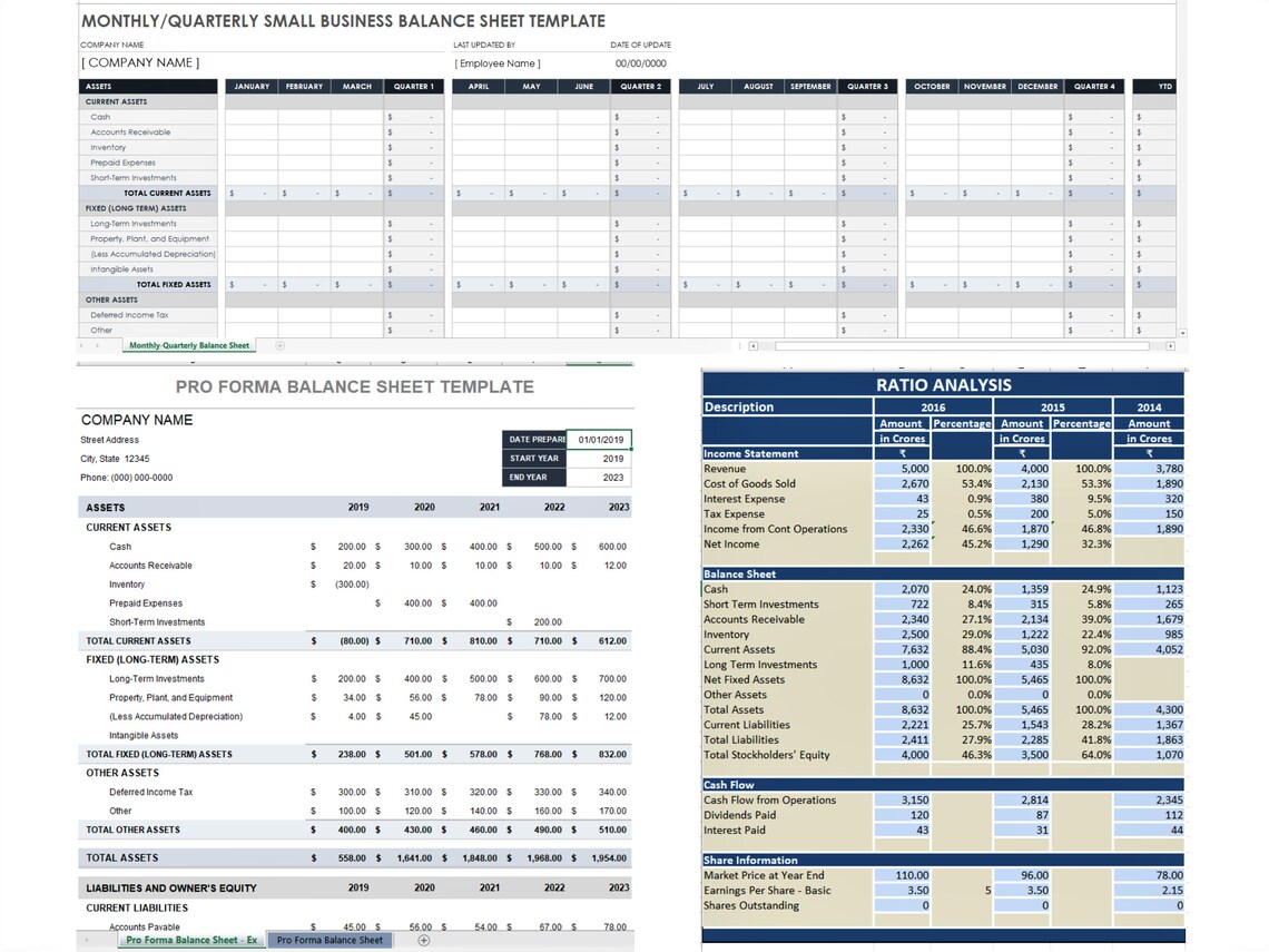 20+ Balance Sheet Templates: Asset ǀ Liabilities ǀ Capital ǀ Trial ...