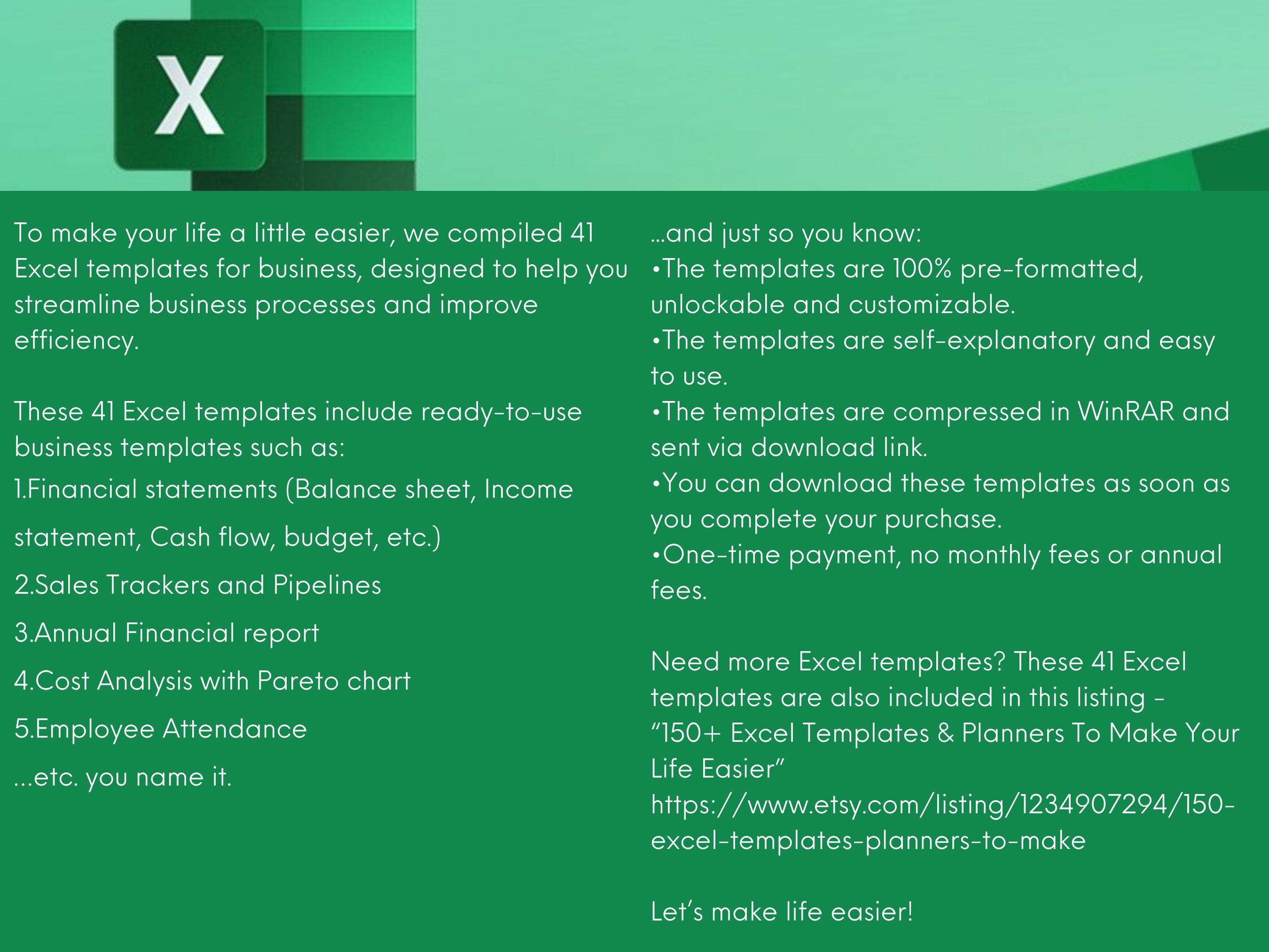 Business Excel Templates