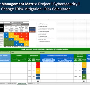 15+ Risk Management Matrix: Project ǀ Cybersecurity ǀ Climate Change ǀ ...