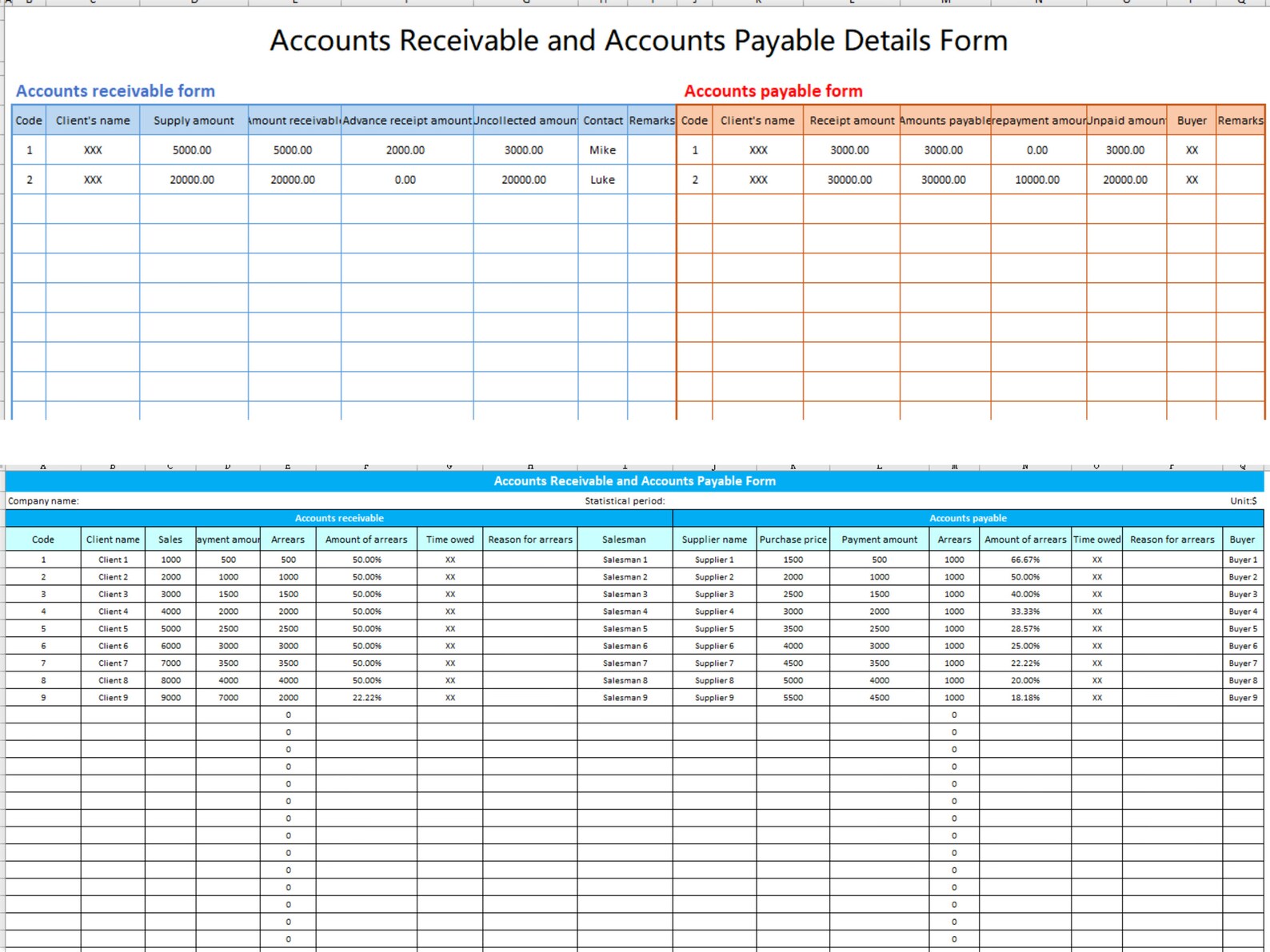 15+ Accounts Receivable & Accounts Payable: Dashboard ǀ Ledger ǀ ...