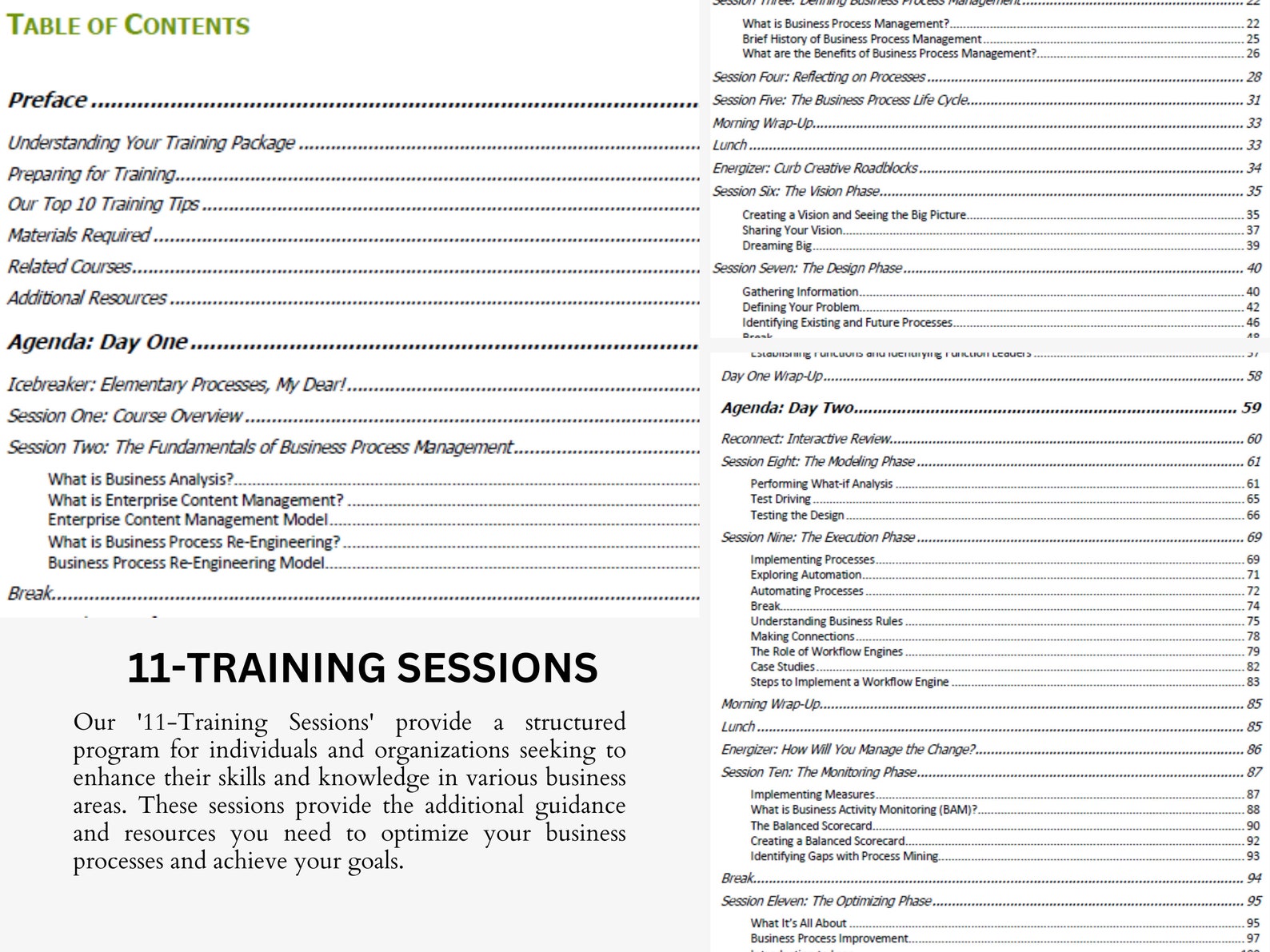 Business Process Management Training Course Materials: Trainers Guide ǀ Learners Handouts ǀ ...