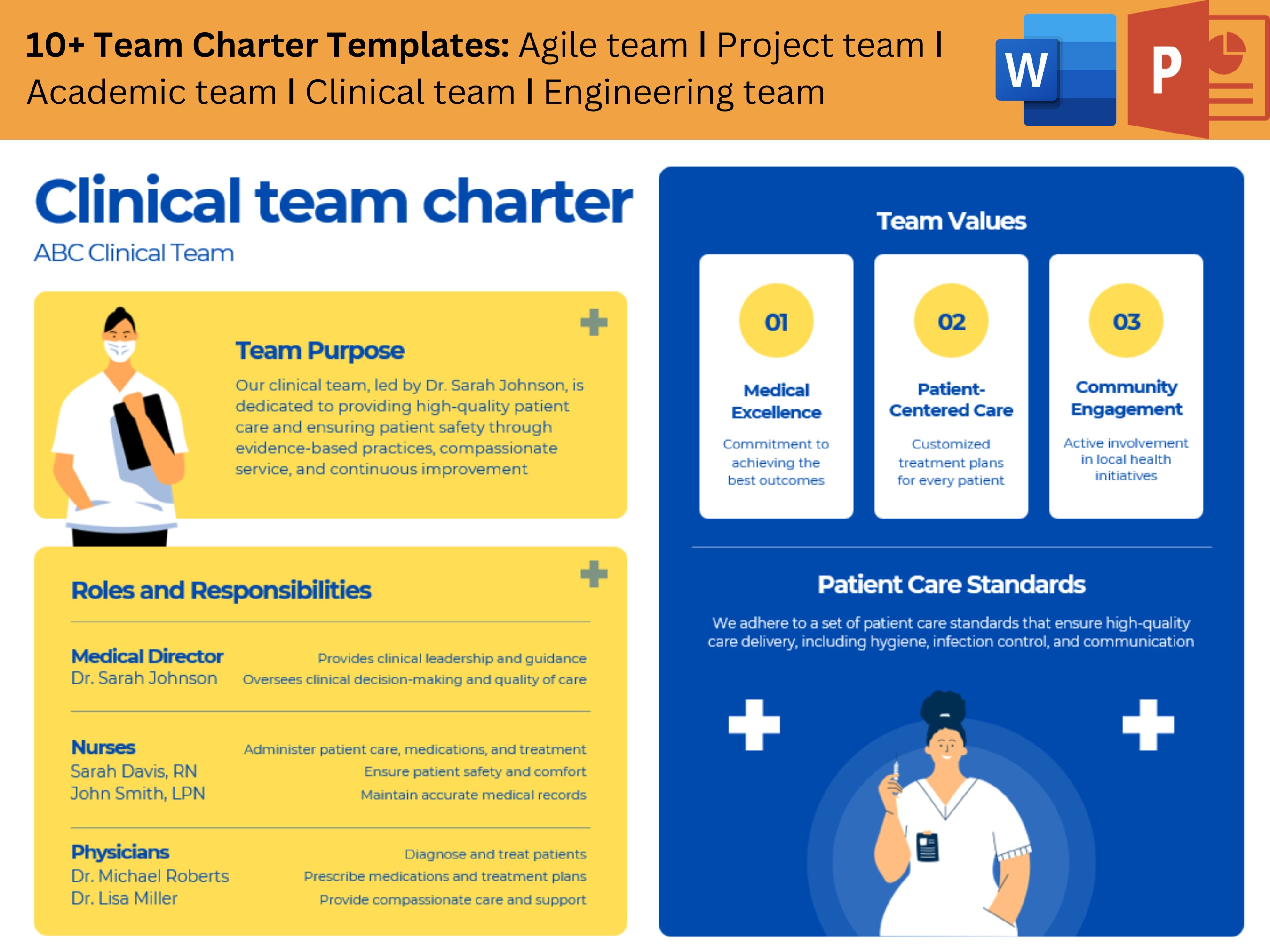 10+ Team Charter Templates: Agile Team ǀ Project Team ǀ Academic Team ǀ ...