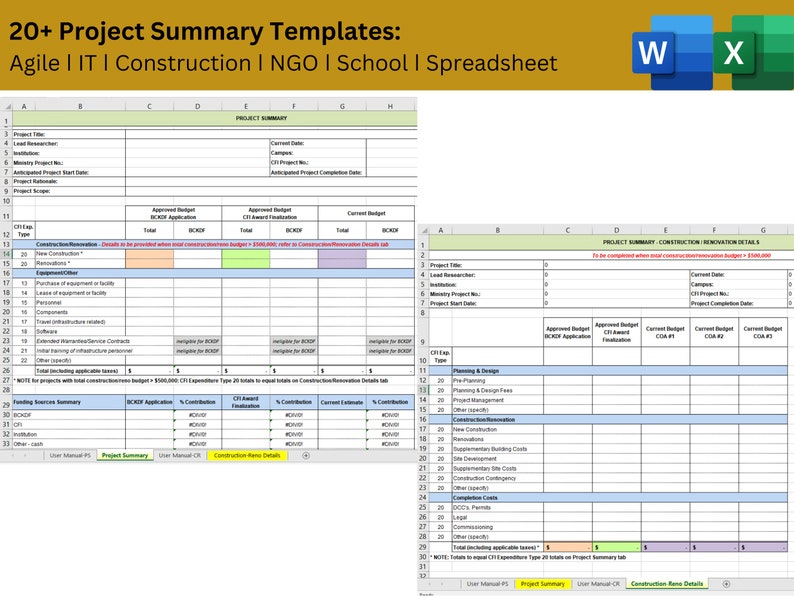 20+ Project Summary Templates: Agile ǀ IT ǀ Construction ǀ NGO ǀ School ...