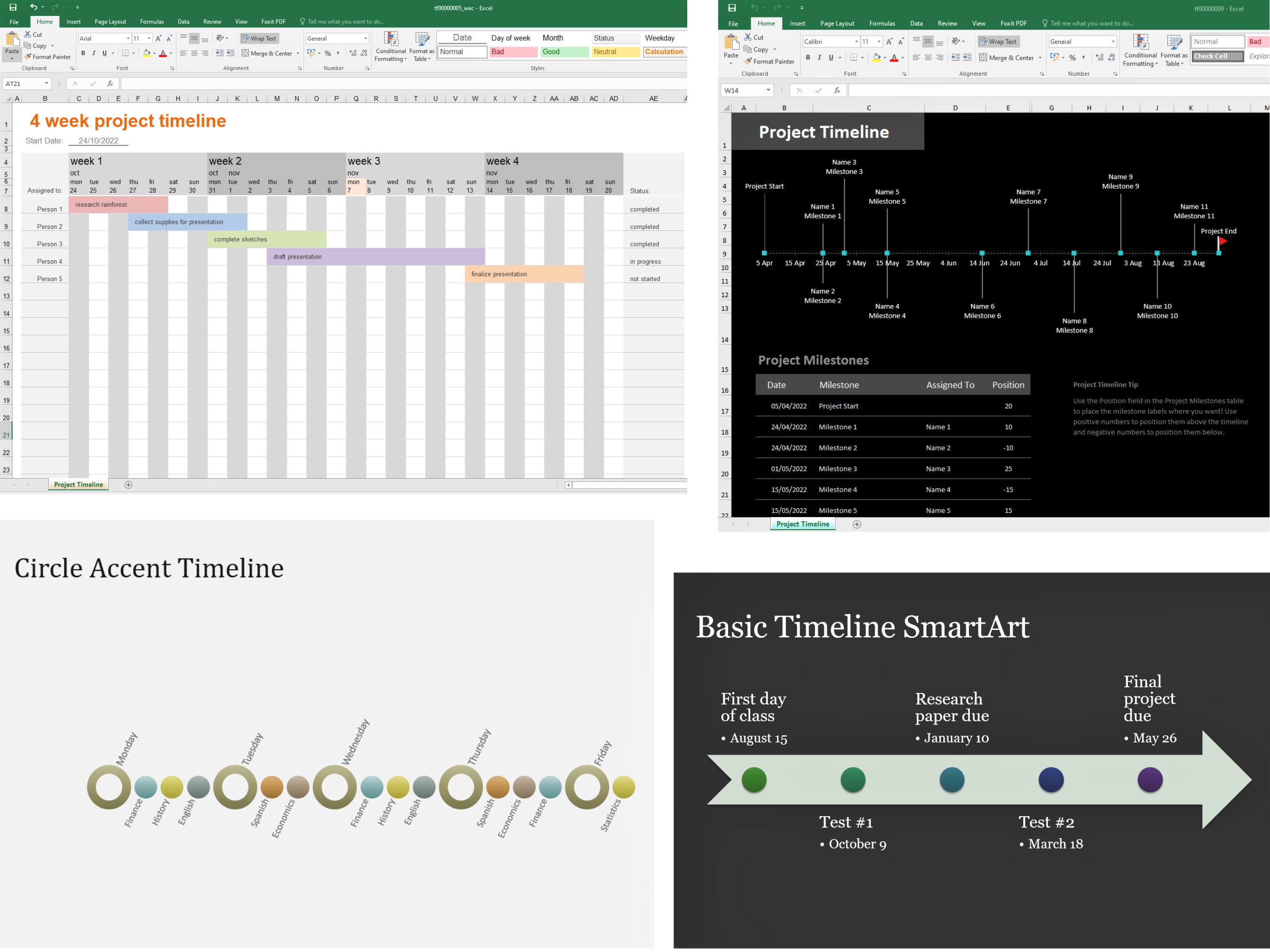 35+ Timelines & Roadmaps: Project ǀ Infographic ǀ History ǀ Milestones ...