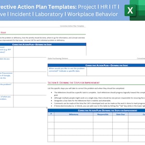20+ Corrective Action Plan Templates: Project ǀ HR ǀ IT ǀ Preventive ǀ ...