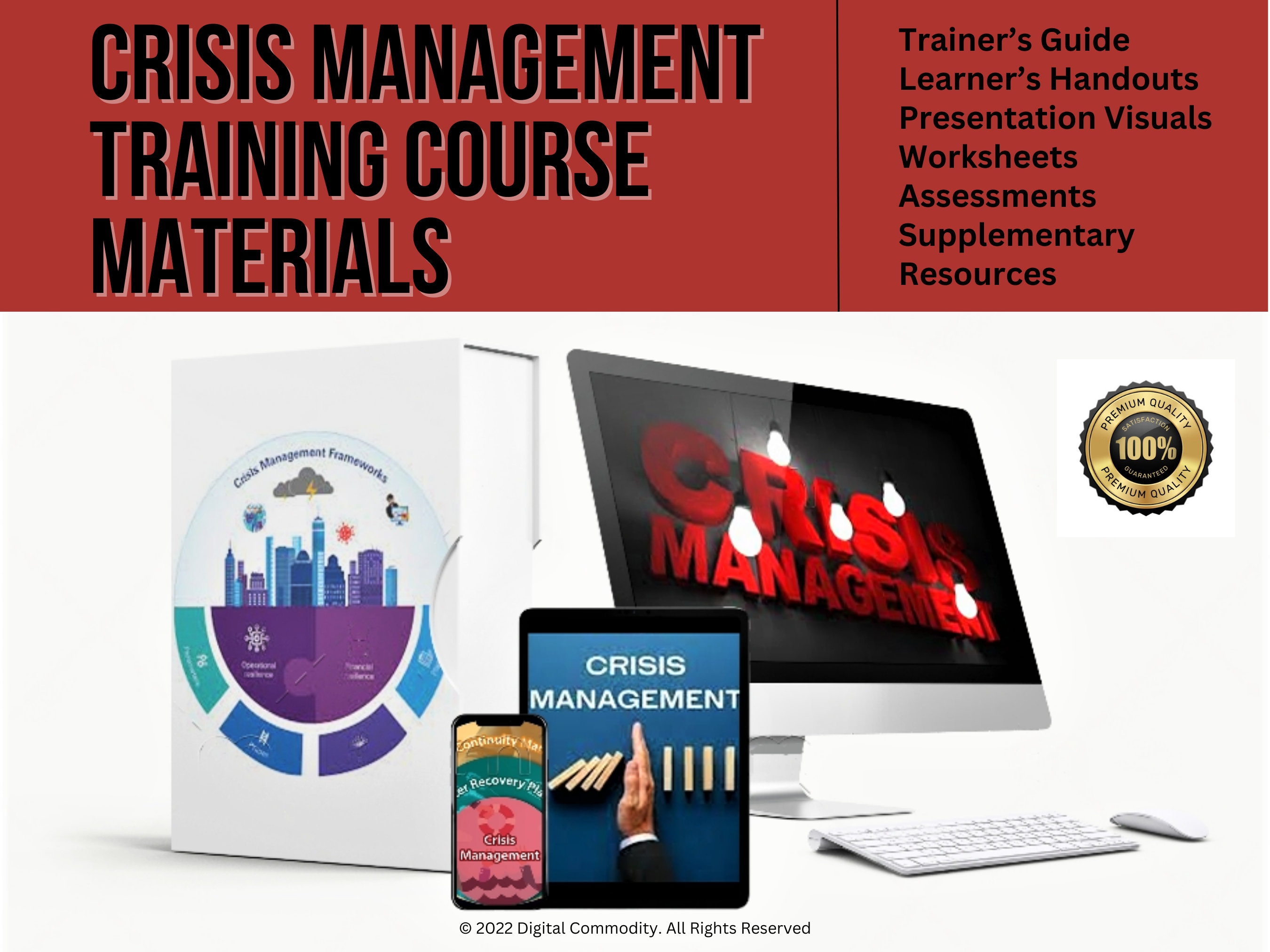 Crisis Management Training Course Materials: Trainers Guide ǀ Learners ...