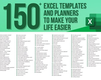 Excel Life - Etsy