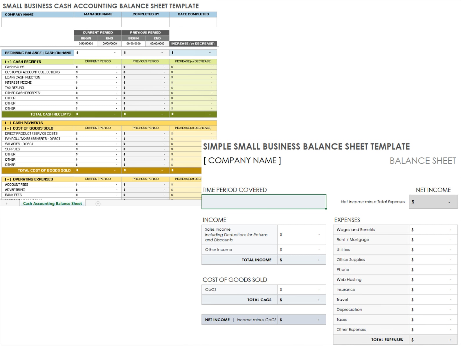 20+ Balance Sheet Templates: Asset ǀ Liabilities ǀ Capital ǀ Trial ...