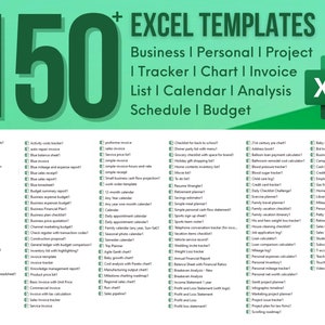 Excel Spreadsheet - Etsy