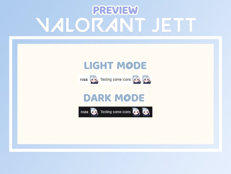 VALORANT Jett Emote | Twitch, Discord | Valorant Emote for Streamers - Etsy
