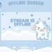 Blueberry Cow Twitch Overlays | Overlay Package | Animated Scenes ...