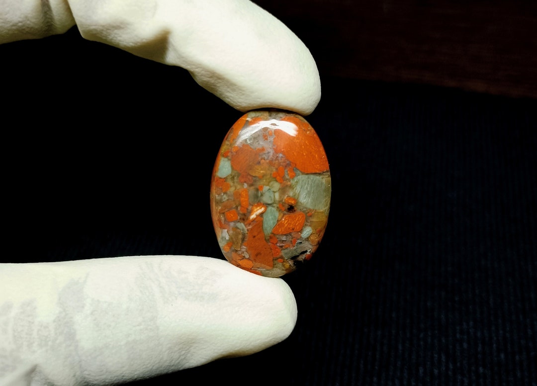 Terrific Natural Red Brecciated Jasper Cabochon Jewelry - Etsy