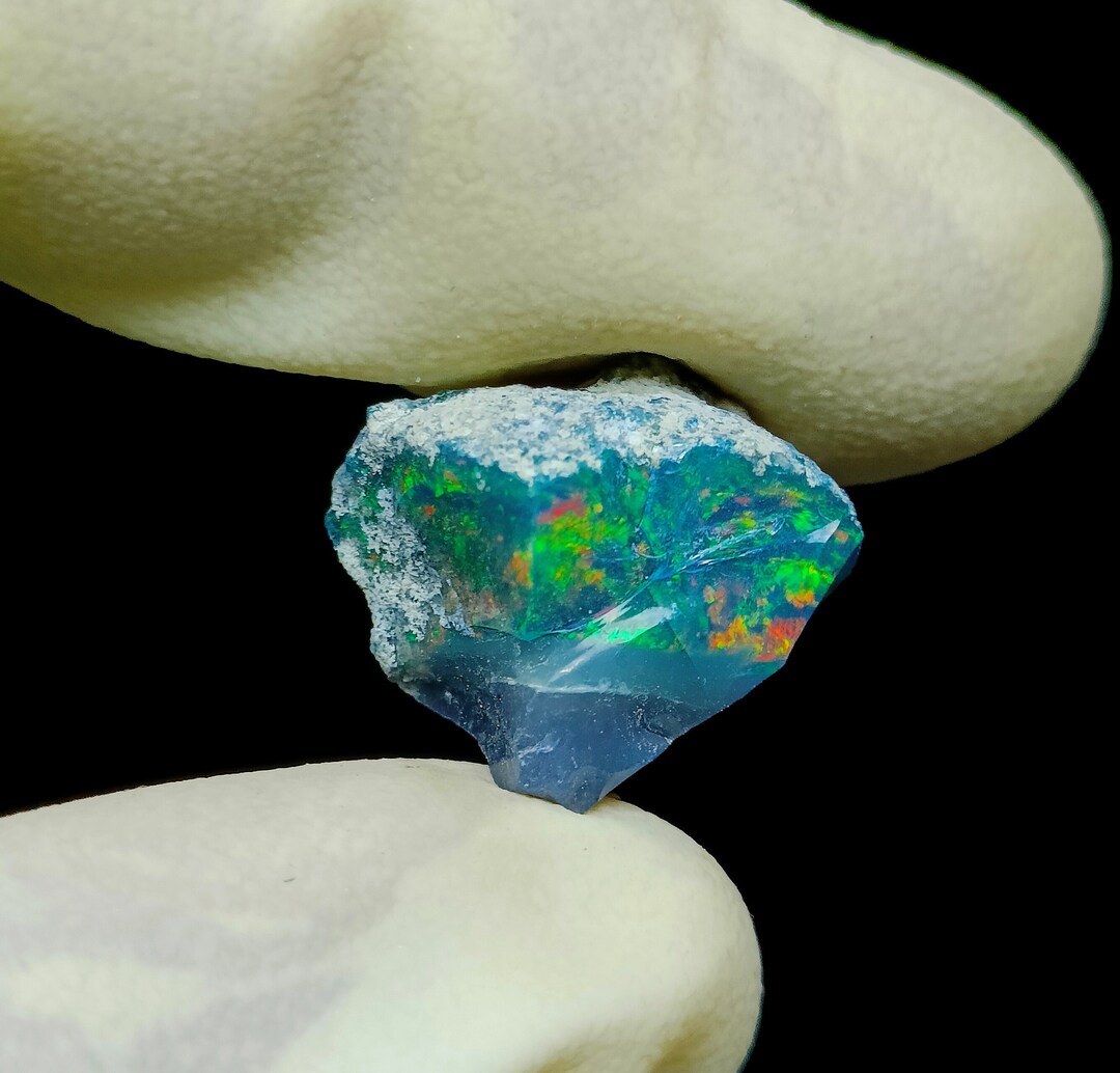 9 Cts Natural Black Opal Rough/opal Gemstone/fire Opal/opal Stone/opal ...