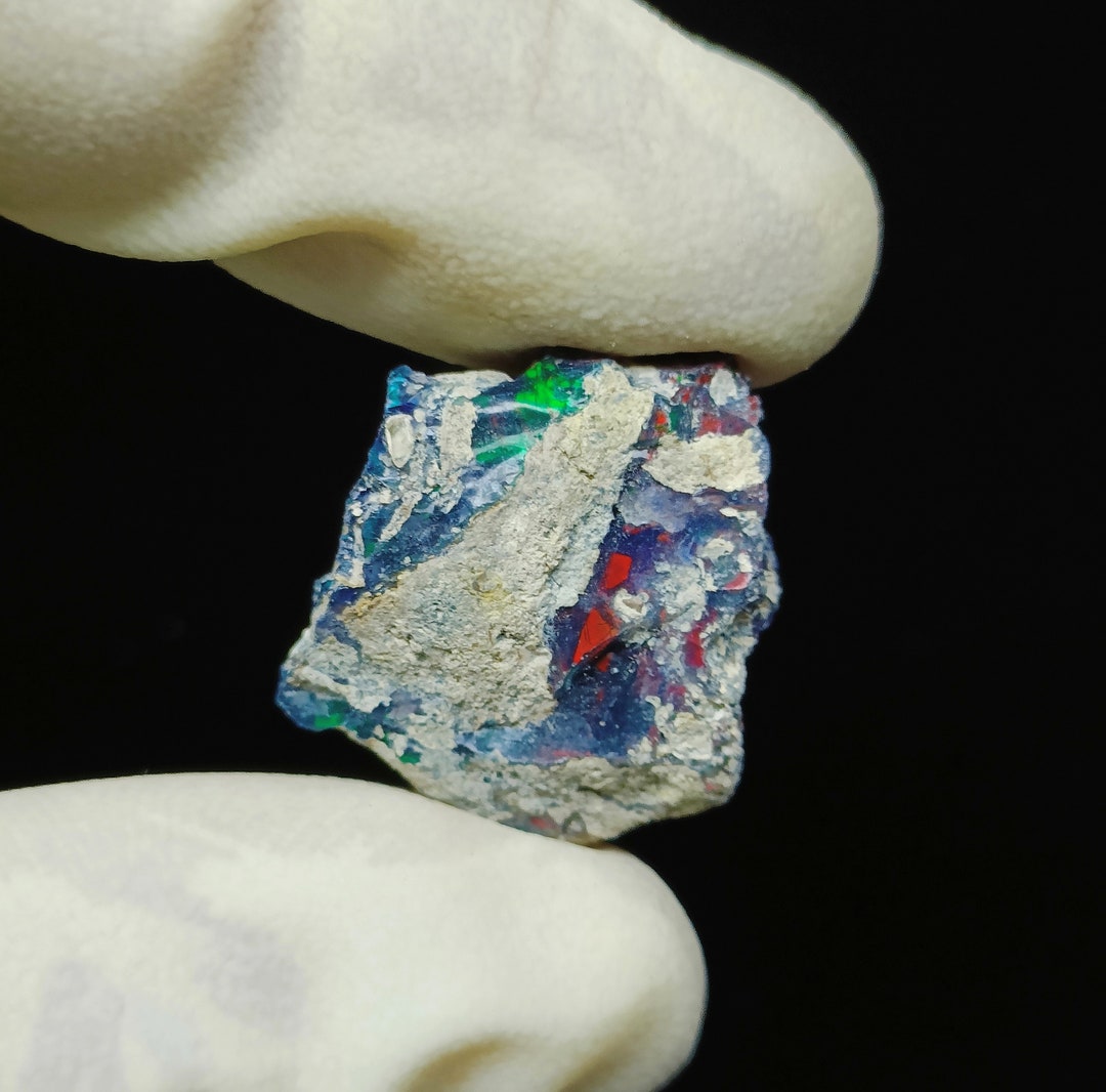 12 Cts Natural Black Opal Rough/opal Gemstone/fire Opal/opal Stone/opal ...