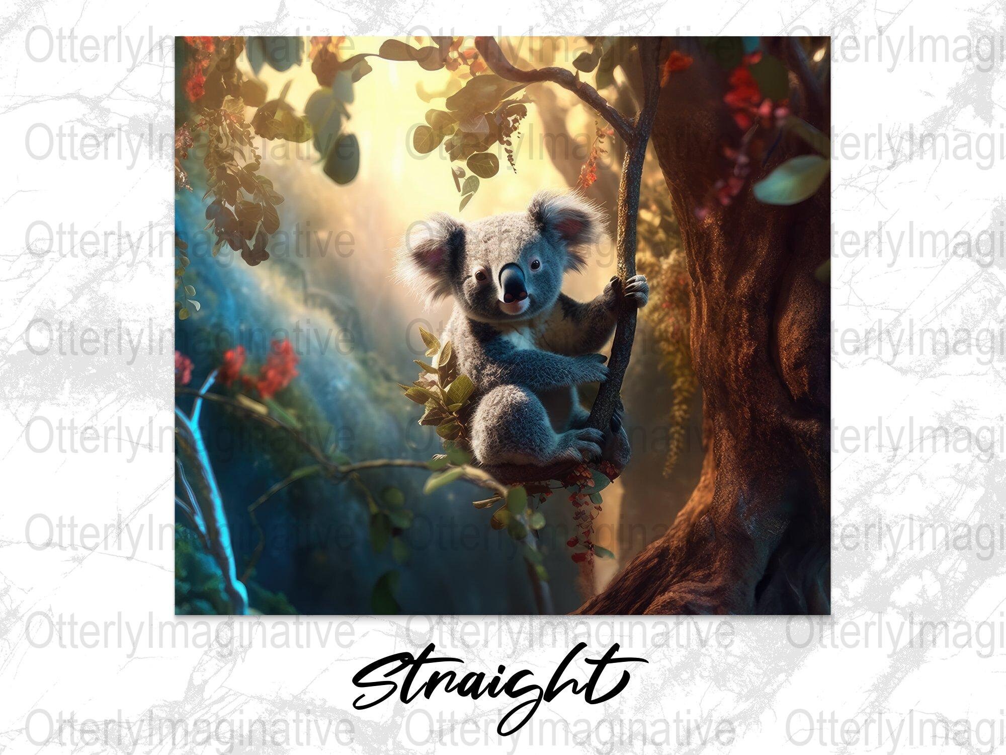 Outback Serenity Koala Fantasy Art 20oz Tumbler Design - Etsy