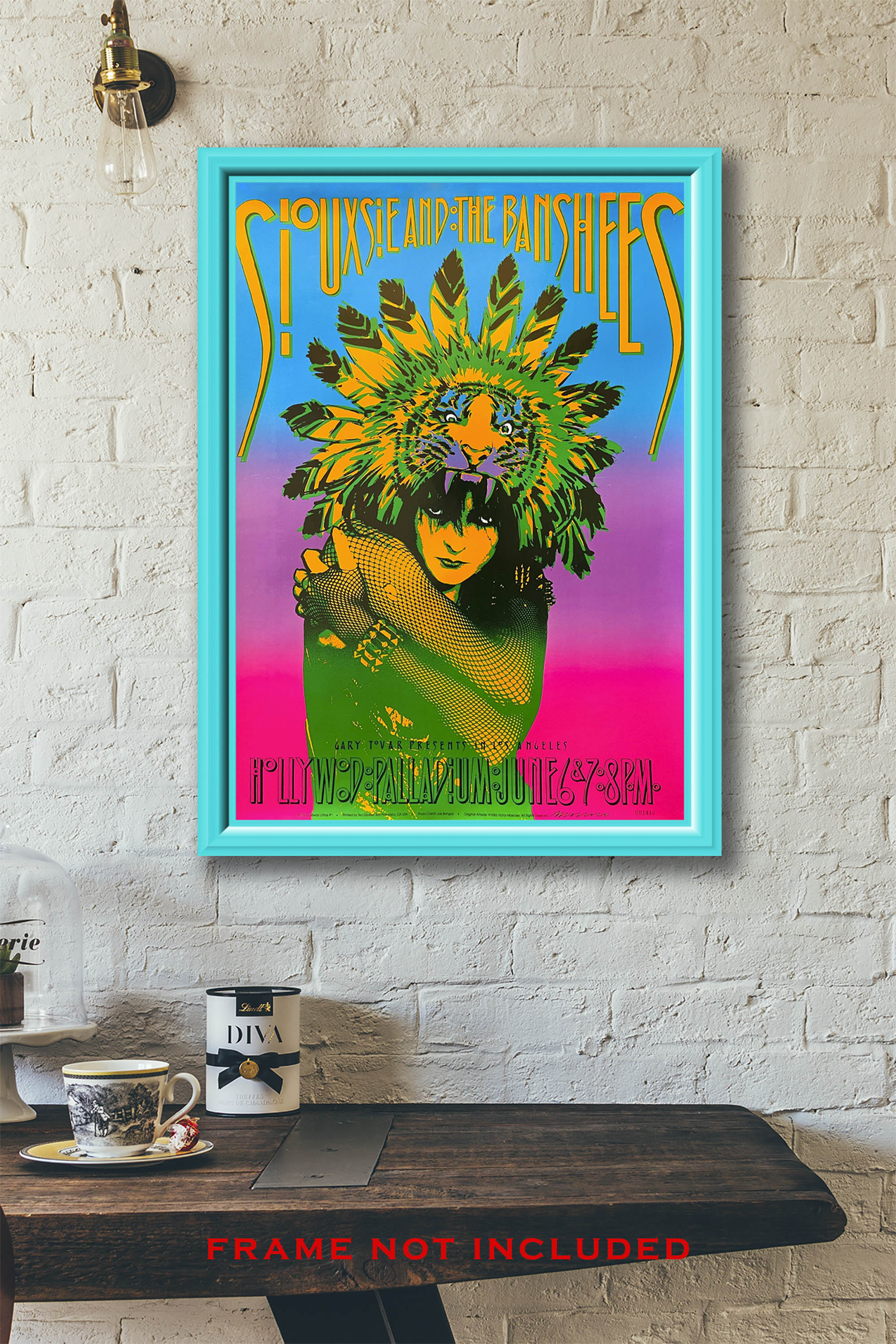 Siouxsie and the Banshees Retro Goth Band Concert Tour Digital Poster ...