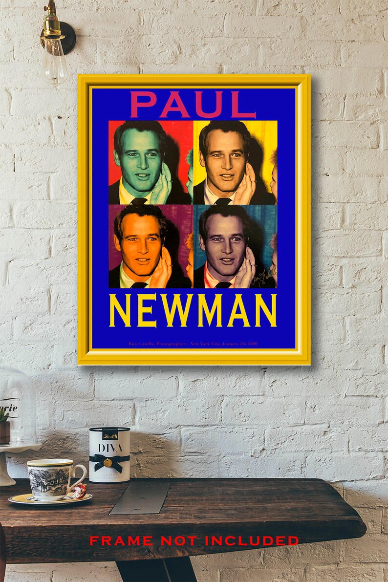 Paul Newman Photo Famous Actor Poster Vintage Photography - Etsy