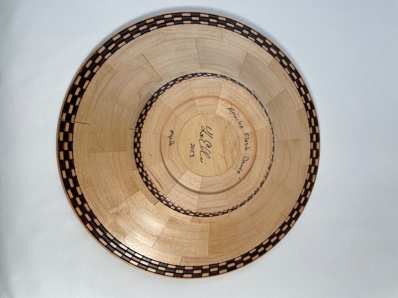 Basket Illusion Bowl/platter-"apache Flash Dance” - Etsy